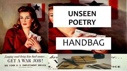 AQA English Literature -Unseen Poetry | Teaching Resources