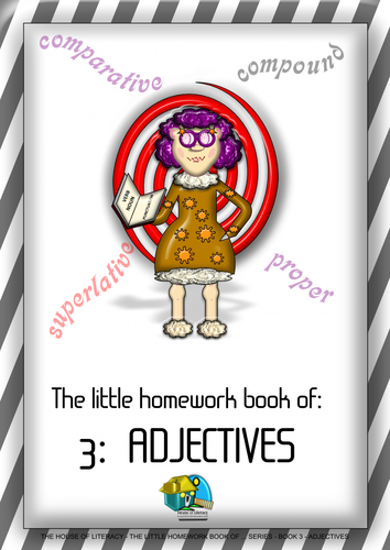 THE LITTLE HOMEWORK BOOK OF ADJECTIVES (BOOK 3 OF SERIES) | Teaching ...