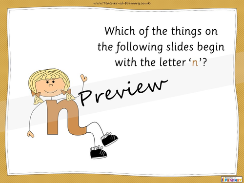 The Letter 'n' - EYFS | Teaching Resources