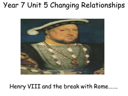 Henry VIII and the Break with Rome lesson | Teaching Resources