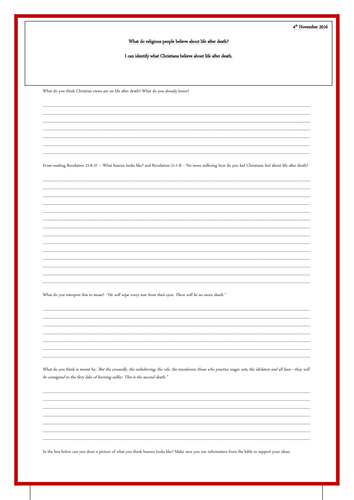 Year 5 I can compare and contrast the beliefs of Islam and Christianity ...