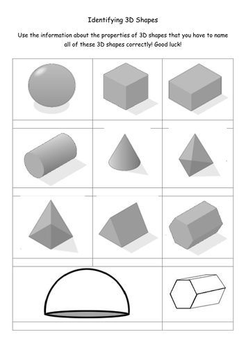 Year 4 Maths - Shape and Space | Teaching Resources