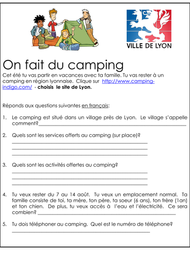 French ICT Lessons worksheet pack - On fait des courses - On fait du ...