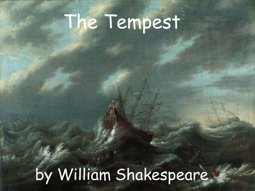 Shakespeare's The Tempest - Plans for 2 weeks with presentations & lots ...