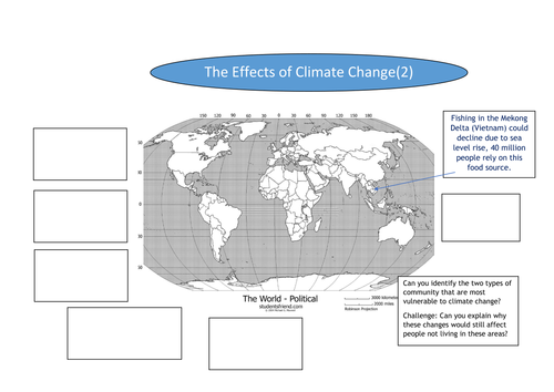 GCSE AQA 9-1: Climate Change - Management of climate change through ...