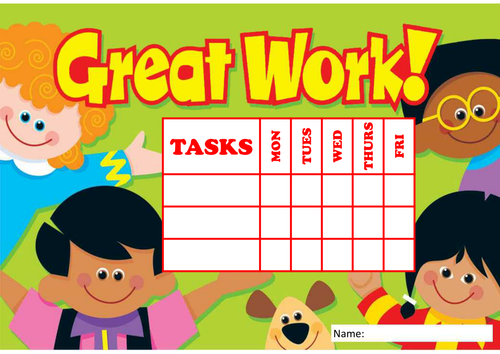 100 CHILDREN'S REWARD CHARTS TEACHING RESOURCES EYFS KS1 KS2 BEHAVIOUR ...