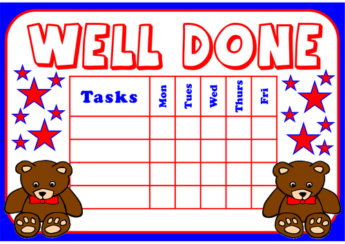 100 CHILDREN'S REWARD CHARTS TEACHING RESOURCES EYFS KS1 KS2 BEHAVIOUR ...