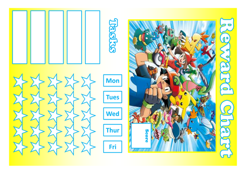 100 CHILDREN'S REWARD CHARTS TEACHING RESOURCES EYFS KS1 KS2 BEHAVIOUR ...