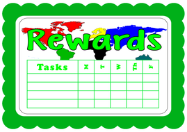 100 CHILDREN'S REWARD CHARTS TEACHING RESOURCES EYFS KS1 KS2 BEHAVIOUR ...