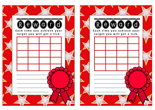 100 CHILDREN'S REWARD CHARTS TEACHING RESOURCES EYFS KS1 KS2 BEHAVIOUR ...