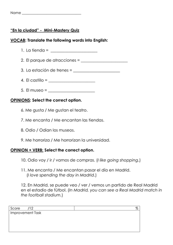 KS3/4 Spanish - Preterite past tense - ¿Qué hiciste el fin de semana ...