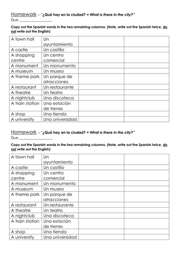 KS3/4 Spanish - Preterite past tense - ¿Qué hiciste el fin de semana ...