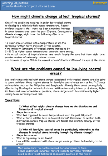AQA The Challenges of Natural Hazards Full Scheme and Resources ...