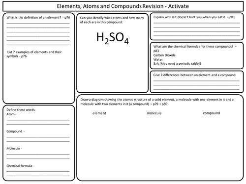 KS3 Activate 1 Science Book Revision Bundle | Teaching Resources