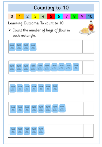 Pancake Day Maths - Counting to 10 | Teaching Resources