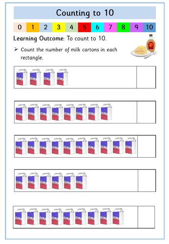 Pancake Day Maths - Counting to 10 | Teaching Resources