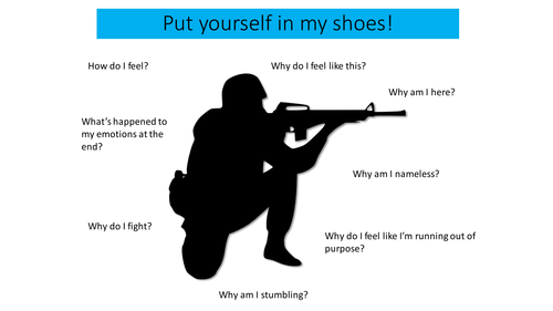 Bayonet Charge - put yourself in my shoes (starter activity) | Teaching ...