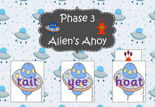 Phonics Screening - Phase 3 Alien Word Pack | Teaching Resources