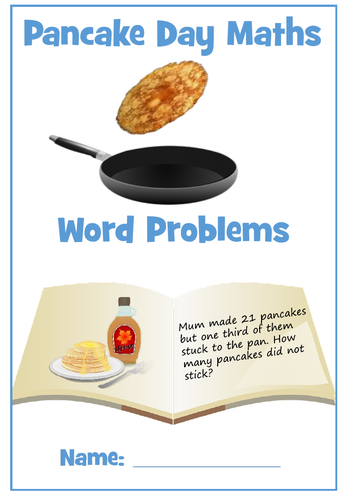 Pancake Day Maths Word Problems | Teaching Resources