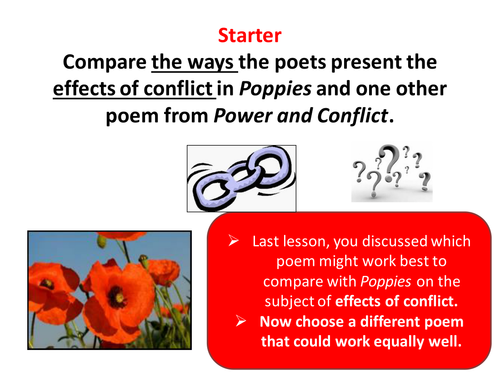 Power and Conflict comparative essay writing resources - NEW AQA GCSE ...