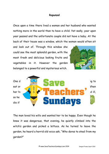 Fairy Tales Comprehension / Guided reading (4 levels of difficulty) - 5 ...