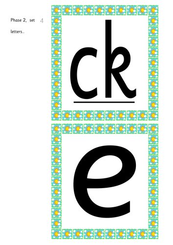 Phonics - Letters and Sounds, Phase 2, Letter Sets 4 and 5 | Teaching ...