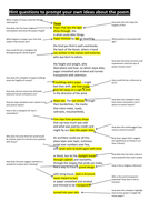 Writing frame to compare Ozymandias and Tissue (Power and Conflict ...