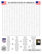 United States Word Search Puzzle PLUS Social Studies Word Search (2 ...