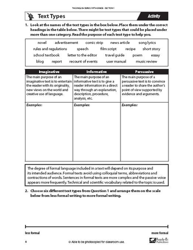 The English Series US: Fifth Grade | Teaching Resources