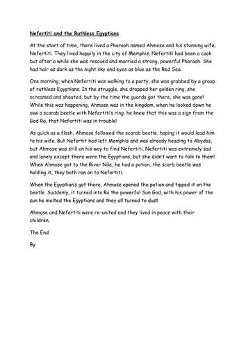 Year 3 Ancient Egyptian Topic: Myths | Teaching Resources