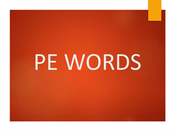 PE/Physical Education GCSE Theory Word Wall/Display | Teaching Resources