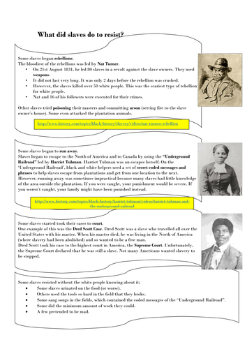 Slavery and Slave Trade SOW and Assessment | Teaching Resources