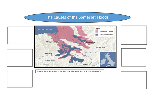 The Causes of a Specific Flood Event - Somerset Levels 2014 | Teaching ...