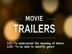 Genre. Analysing Movie Trailers. | Teaching Resources