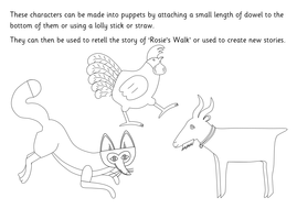 Rosie's Walk resource pack- story sack, farm | Teaching Resources