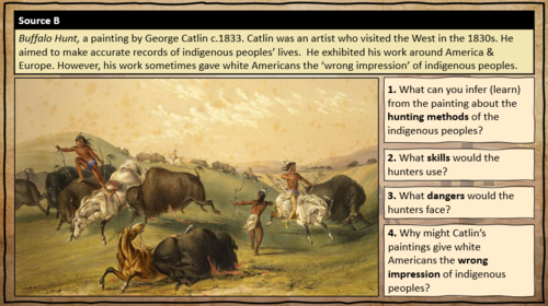 Buffalo Importance Indigenous Peoples - American West - GCSE History ...