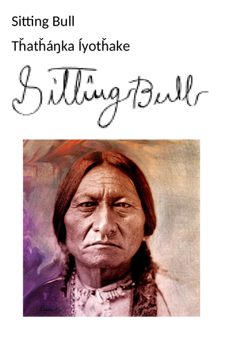 Sitting Bull Bundle | Teaching Resources