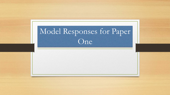 AQA AS/A Level English Language Paper 1 model answers | Teaching Resources