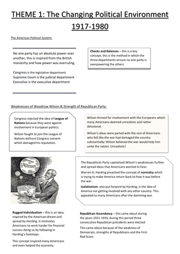 [HISTORY] CIVIL RIGHTS AMERICA [A LEVEL & GCSE] | Teaching Resources