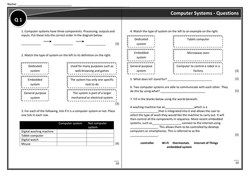 OCR 9-1 GCSE Computing - Computer Systems Architecture | Teaching Resources