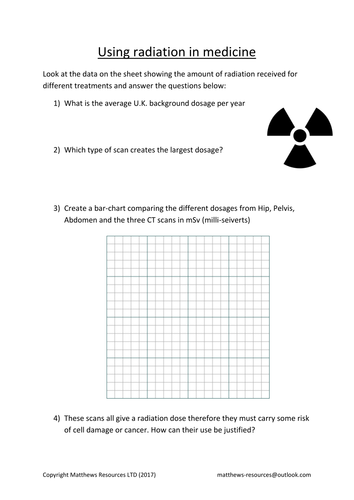 GCSE Science / Physics - Uses of Radiation (PowerPoint, Worksheet and ...