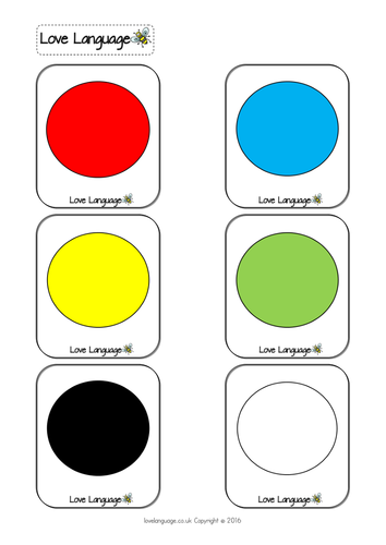 French colours vocabulary cards | Teaching Resources