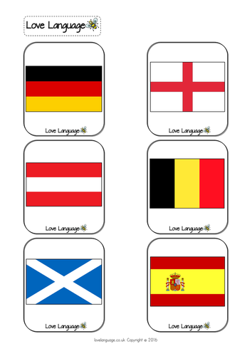 French countries vocabulary cards | Teaching Resources
