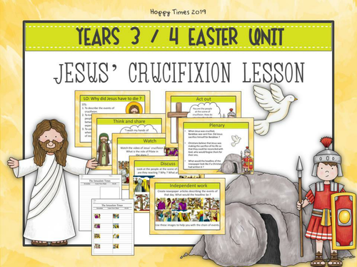 Year 3/ 4 EASTER Jesus Crucifixion Lesson | Teaching Resources