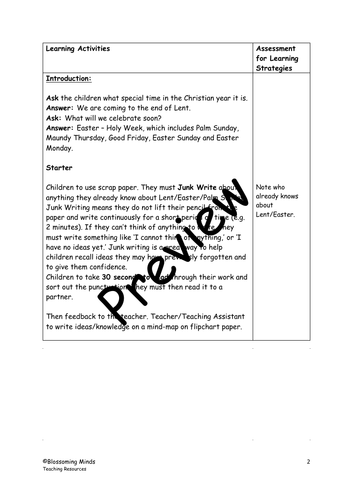 Palm Sunday Lesson Plan and PowerPoint - KS2 (Easter) | Teaching Resources