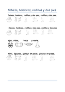 Cabeza, hombros, rodillas y dos pies - Heads, shoulders, kness and toes ...
