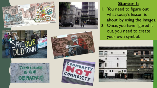 AQA A Level Geography - Gentrification Lesson | Teaching Resources