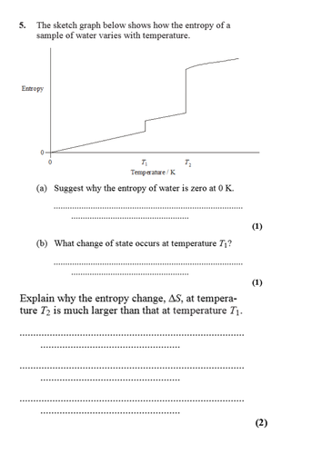 Entropy lesson - Senior High School Chemistry - oustanding | Teaching ...