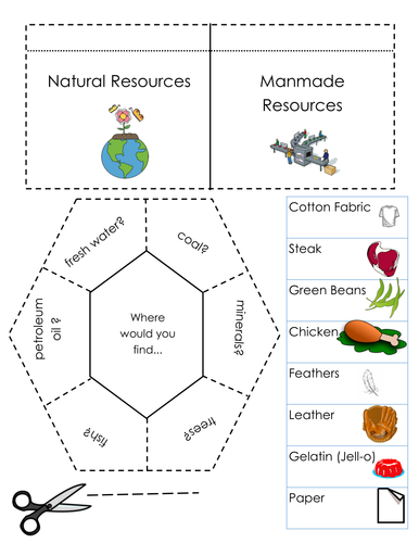 Natural Resources~Foldable/Interactive Notebook Pages | Teaching Resources