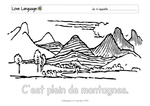 Art and French: colouring posters | Teaching Resources